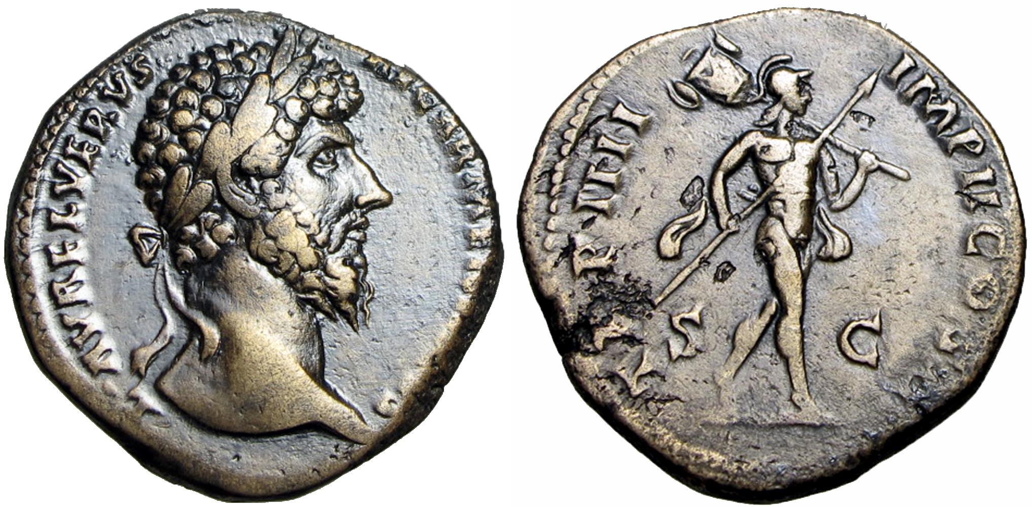 Lucius Verus. AD 161-169. Æ Sestertius.