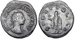 MACRIANUS. 260-261 AD. Antoninianus . | Roman Imperial Coins