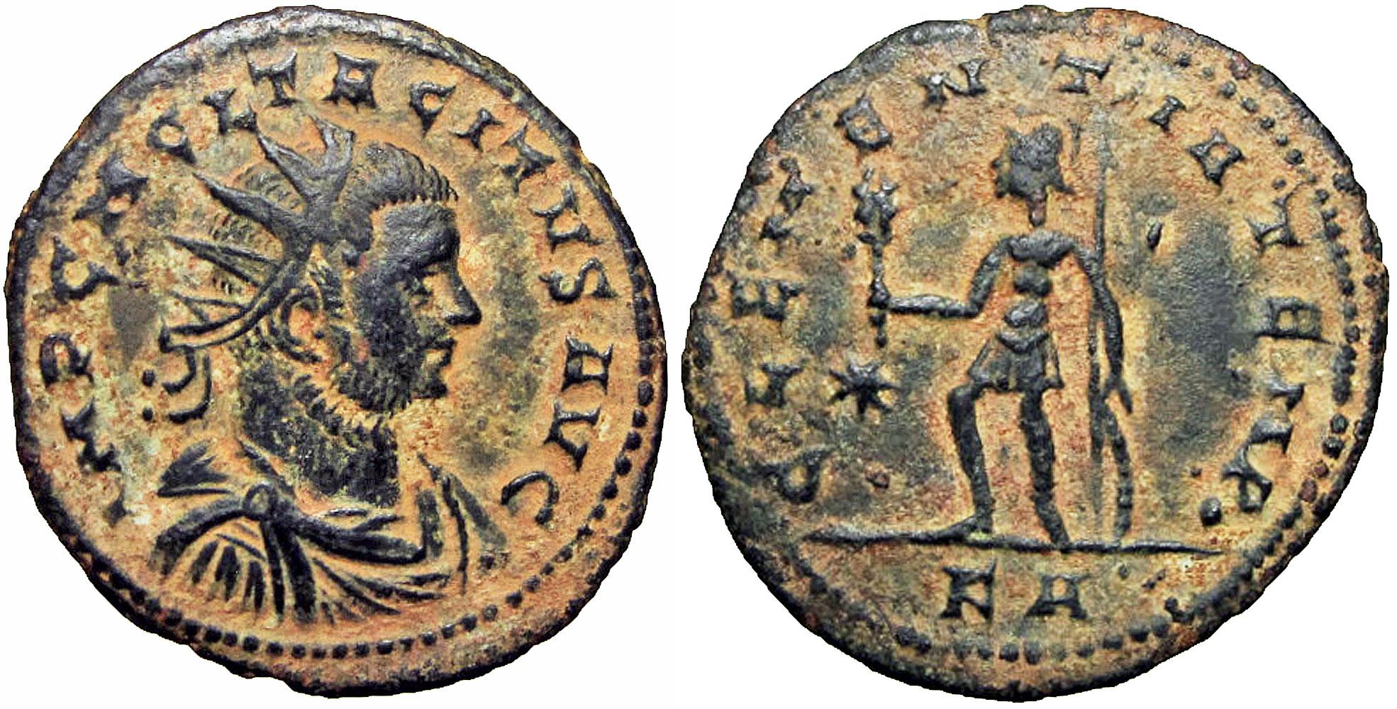 Tacitus. AD 275-276. Tripolis mint. | Roman Imperial Coins