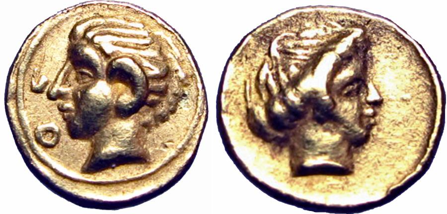 Kyrenaika, Kyrene AV 1/10 Stater. Circa 4th century BC. | Ancient ...