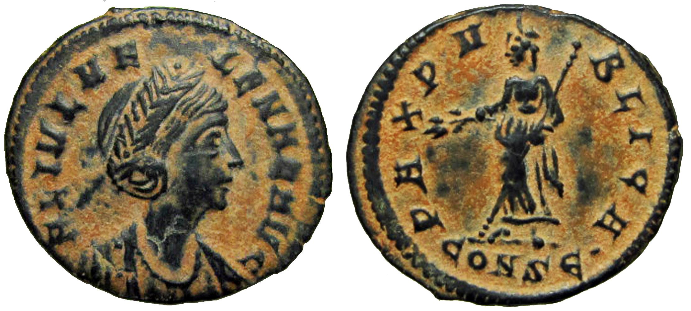 HELENA, Mother of Constantine I. Augusta, 324-328/30 AD. Æ | Roman ...