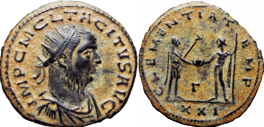 Tacitus 275-276 AD, Antoninianus. Antioch mint. | Roman Imperial Coins