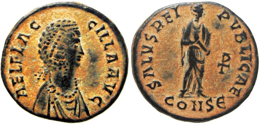 Aelia Flaccilla. Augusta, AD 379-386/8. | Roman Imperial Coins