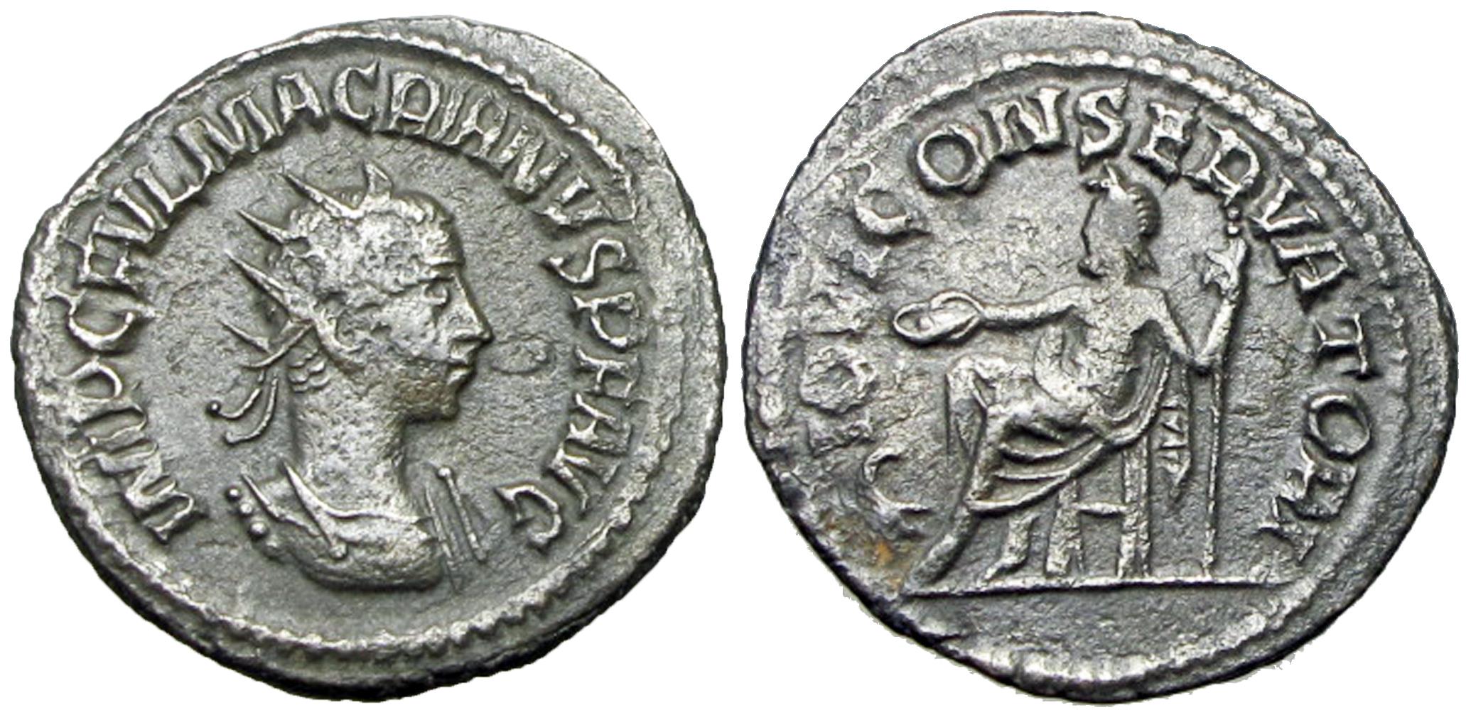 Macrianus. Usurper, AD 260-261. | Roman Imperial Coins