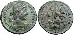 Constans. AD 337-350. Æ (22.5mm, 4.75g,)Thessalonica mint. | Roman ...