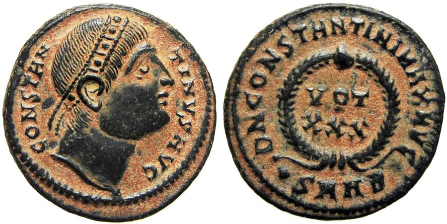 Constantine I. AD 307/310-337. Eye to God type. | Roman Imperial Coins