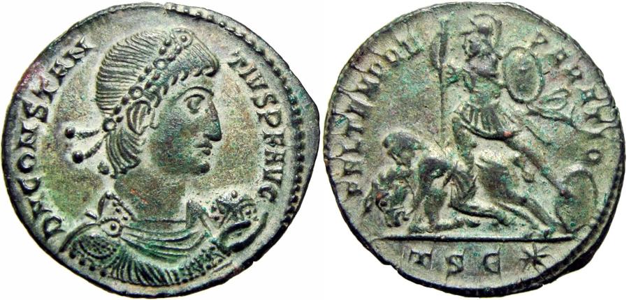 Constans. AD 337-350. Æ Centenionalis . | Roman Imperial Coins