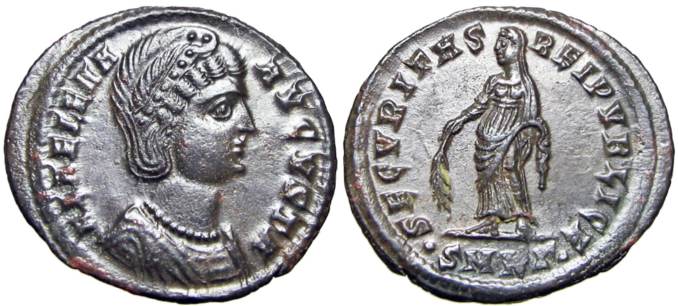 Helena. Augusta, AD 324-328/30. attractive example. | Roman Imperial Coins