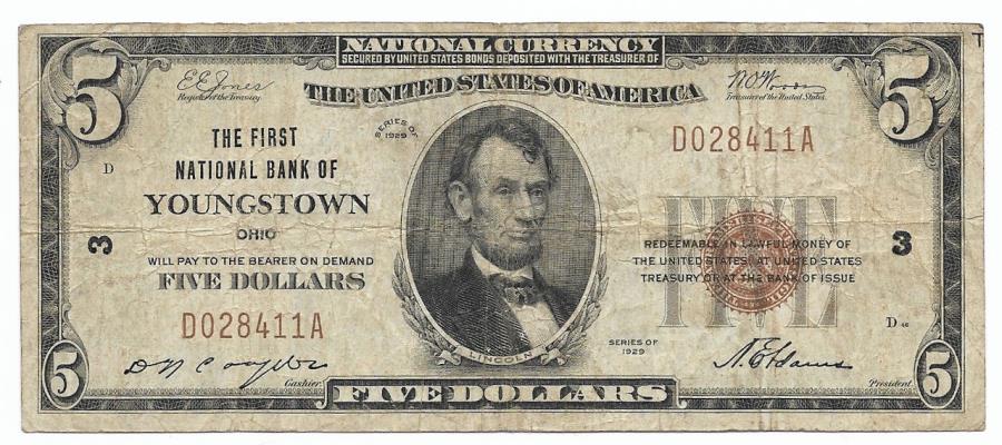 Ohio, Youngstown, Ch. 3, The First National Bank of Youngstown, Ohio ...