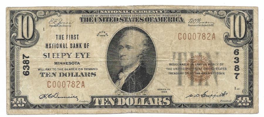 Minnesota, Sleepy Eye, Ch. 6387, The First National Bank of Sleepy Eye ...