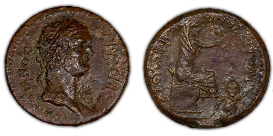 ROMAN PROVINCIAL – Cilicia Pedias, Flaviopolis-Flavias, Domitian AE ...