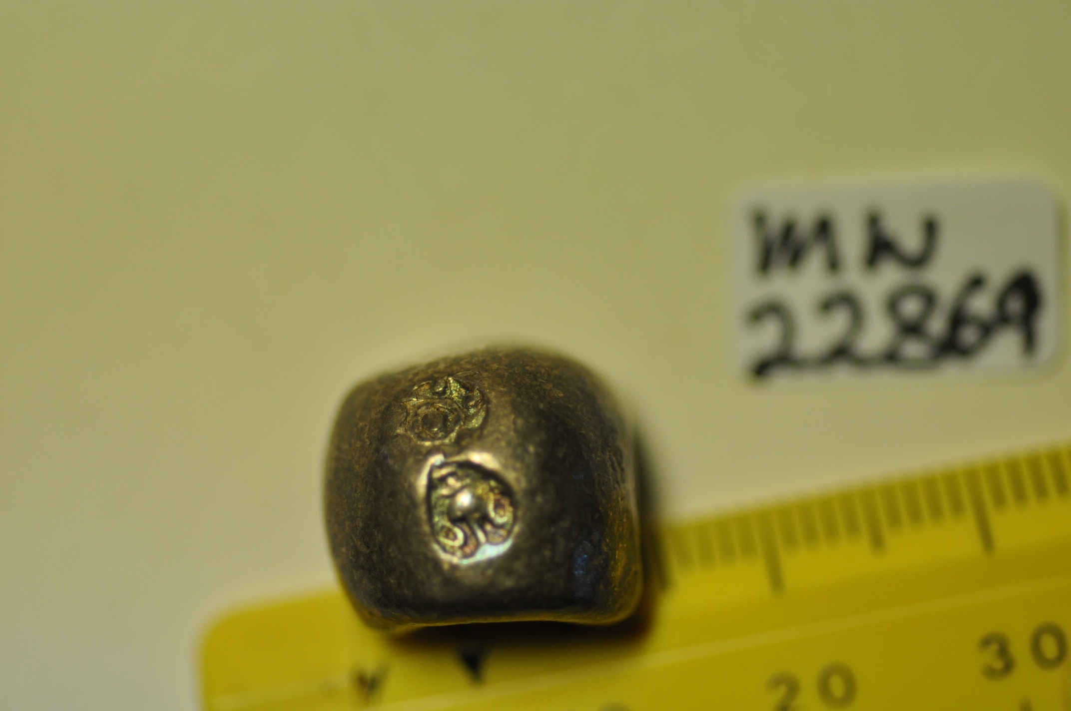 Thailand; Silver Baht - Pod Duang (Bullet Money) no date 1851-1868