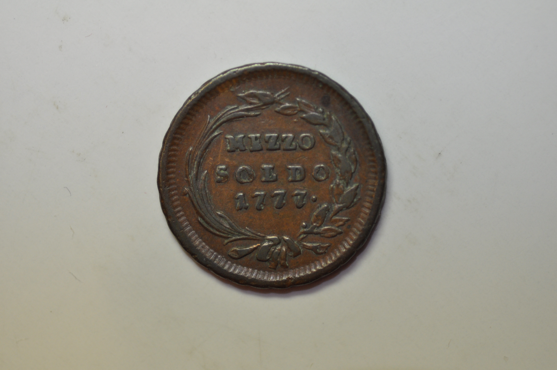 Italian States Milan; 1/2 Soldo (Mezzo) 1777 VF | European Coins