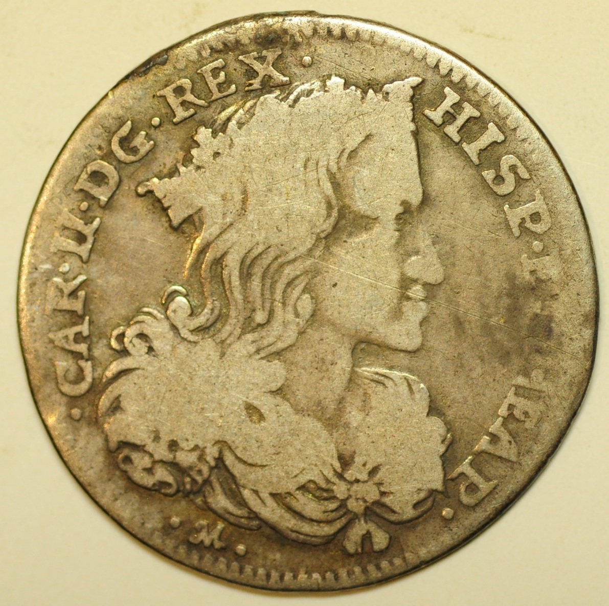 Italian States - Naples Silver Tari - 20 Grana 1696 IM / AG A