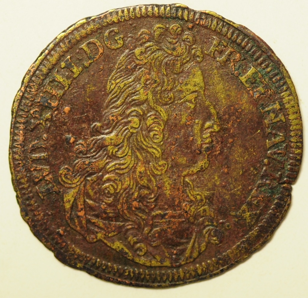 France Brass Jetton no date Louis XV 1715 - 1774 | European Coins