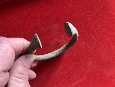 Bronze Manilla Slave Money Bracelet used in Africa used in West Africa ...