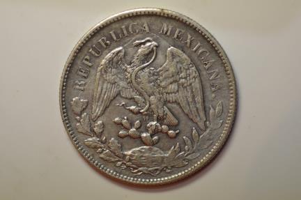 Mexico; Silver Peso 1900 Zs FZ | North & Central American and Caribbean ...