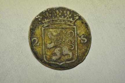 Netherlands - Holland; Silver 2 Stuivers 1789 | European Coins