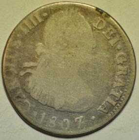 Mexico Silver 2 Reales 1807 Mo | North & Central American and Caribbean ...