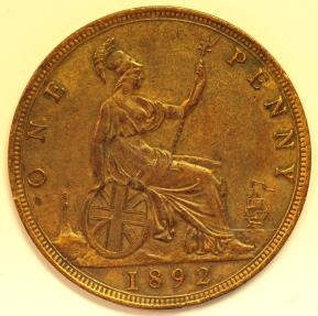 Great Britain Penny 1892 | European Coins