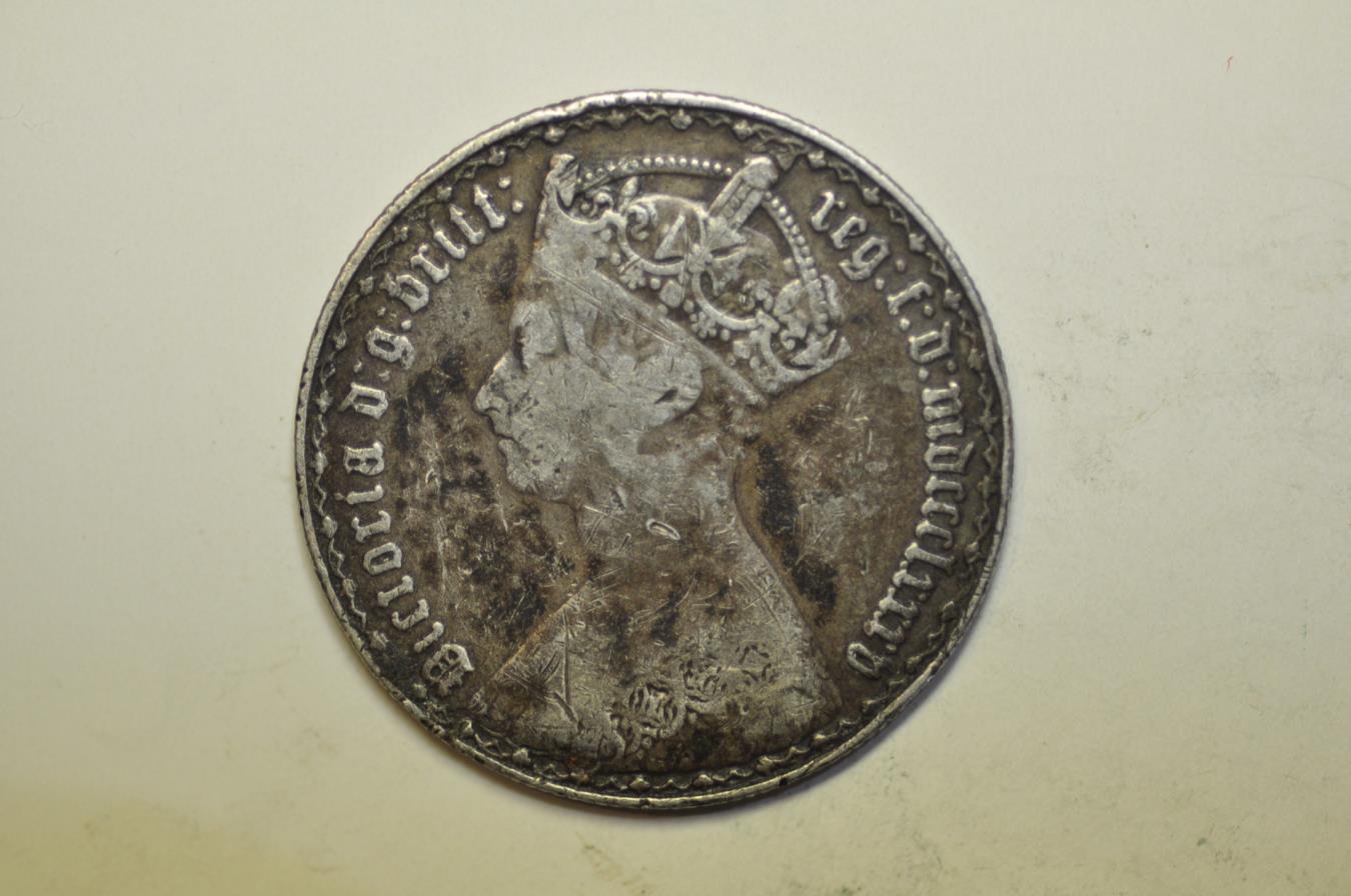 Great Britain; Silver Florin 1885 | European Coins