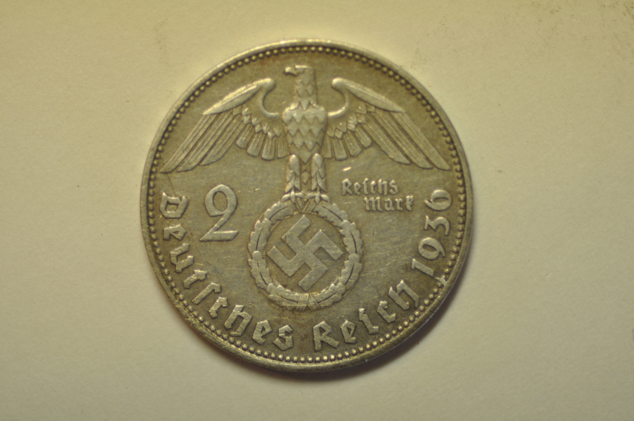 Germany Third Reich; Silver 2 Reichsmark 1936-D SCARCE !!! | European Coins