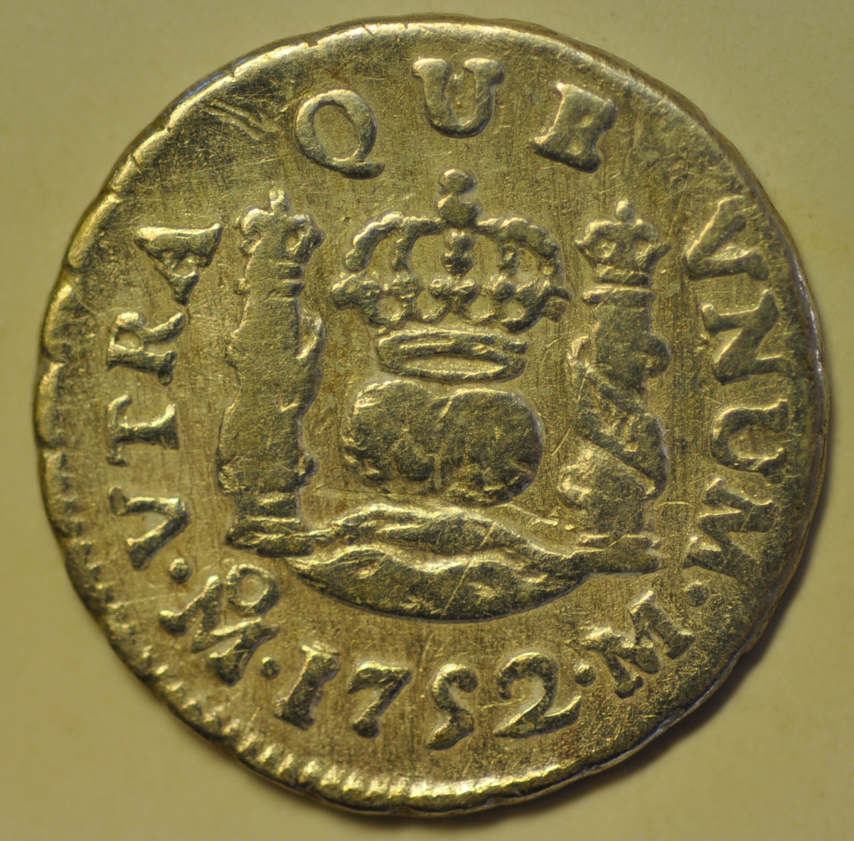 Mexico Silver 1/2 Real 1752 Mo M Pillar Type | North & Central American ...