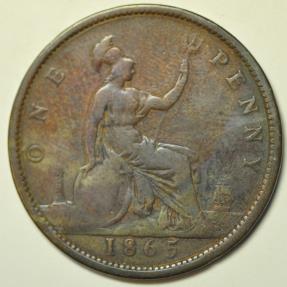 Great Britain Penny 1865 | European Coins
