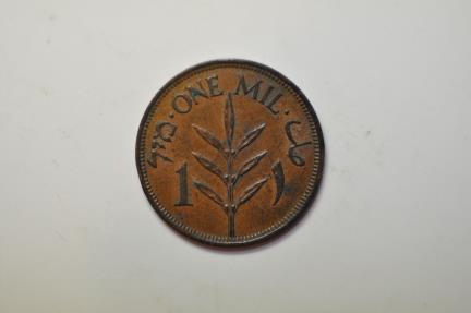 Palestine; 1 Mil 1944 | Asian and Middle Eastern Coins