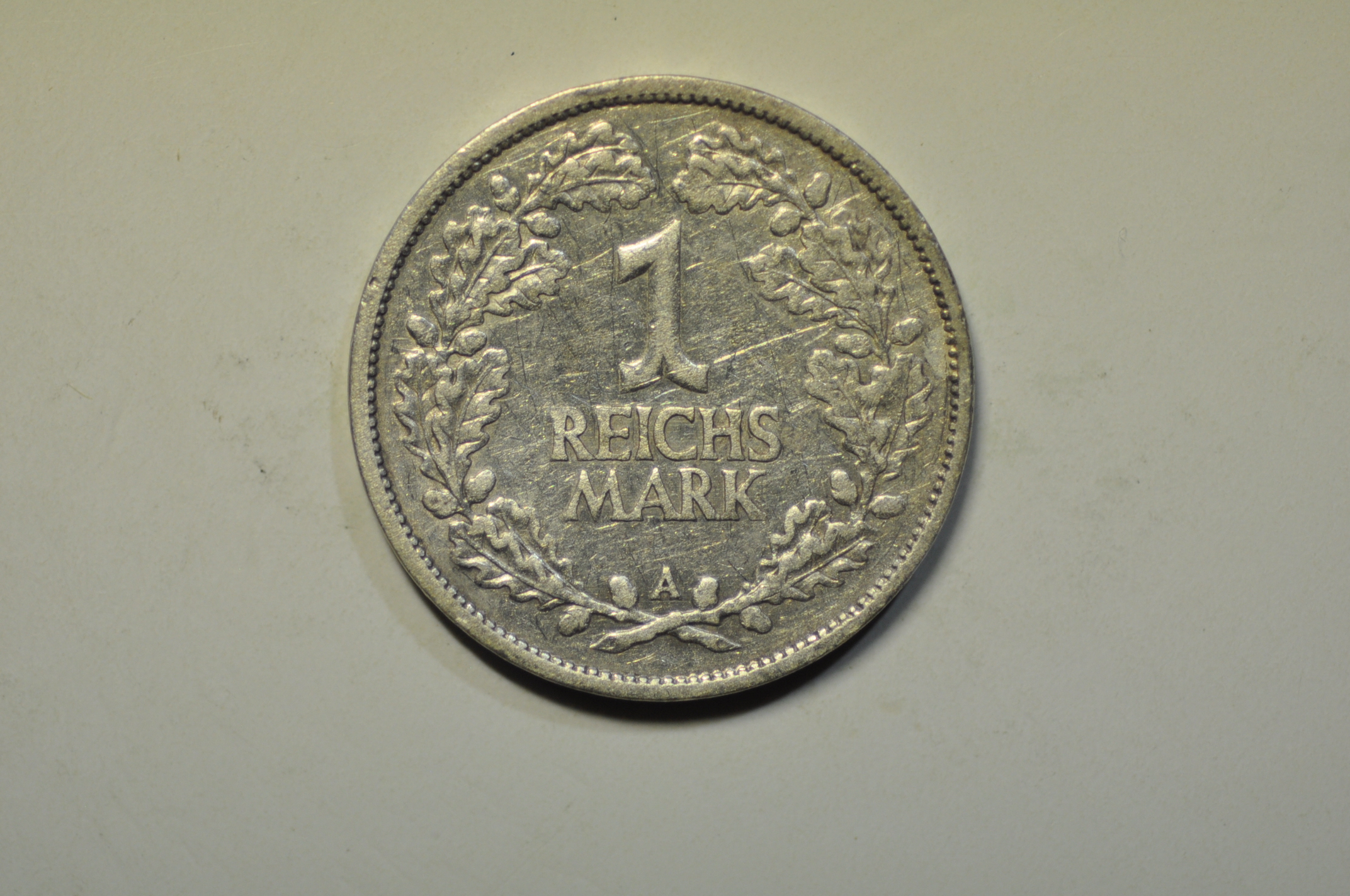 Germany - Weimar Republic; Silver Reichsmark 1926-A | European Coins