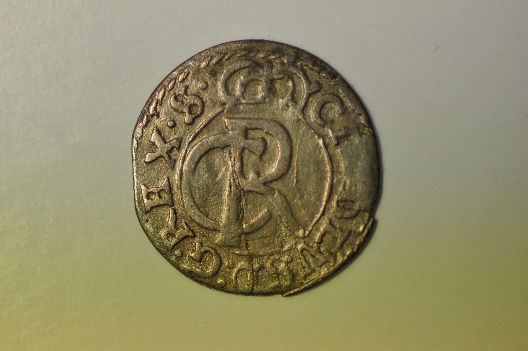 Livonia - Riga under Sweden; Silver Solidus - Schilling (16)61