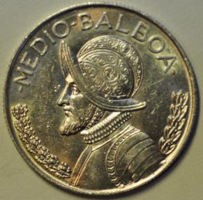 Panama; Silver Medio (1/2) Balboa 1962 | North & Central American and ...