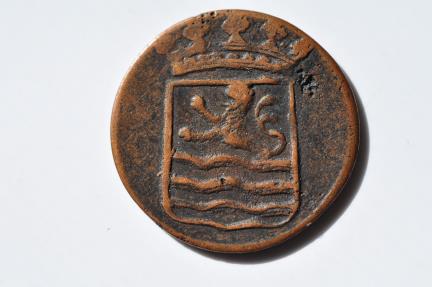 VOC Netherlands East Indies - Zeeland Arms; Duit 1790 | Australian ...