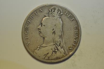 Great Britain; Silver 1/2 Crown 1890 | European Coins