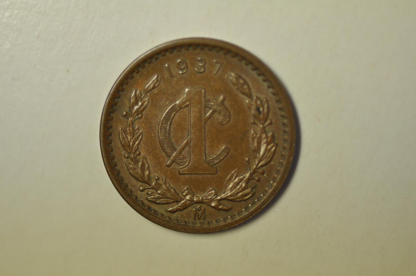 Mexico; Centavo 1937 | North & Central American and Caribbean Coins