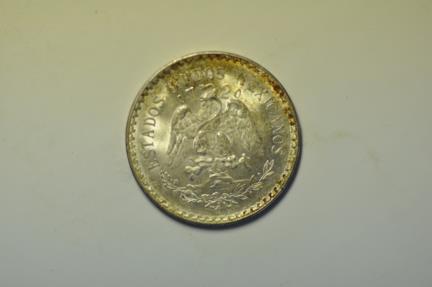 Mexico; Silver Peso 1945 BU | North & Central American and Caribbean Coins
