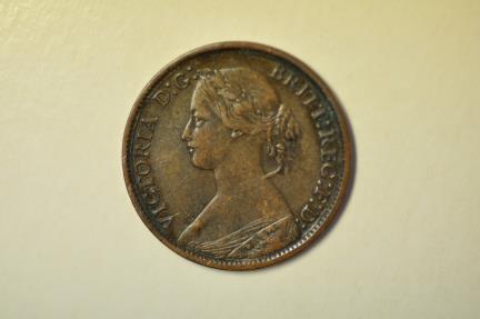 Great Britain; Farthing 1865 | European Coins