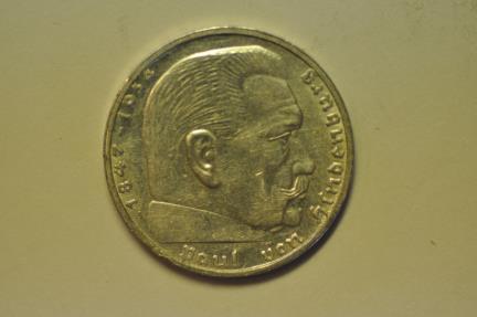 Germany Third Reich; Silver 2 Reichsmark 1939 A | European Coins
