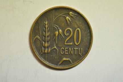 Lithuania; 20 Centu 1925 | European Coins
