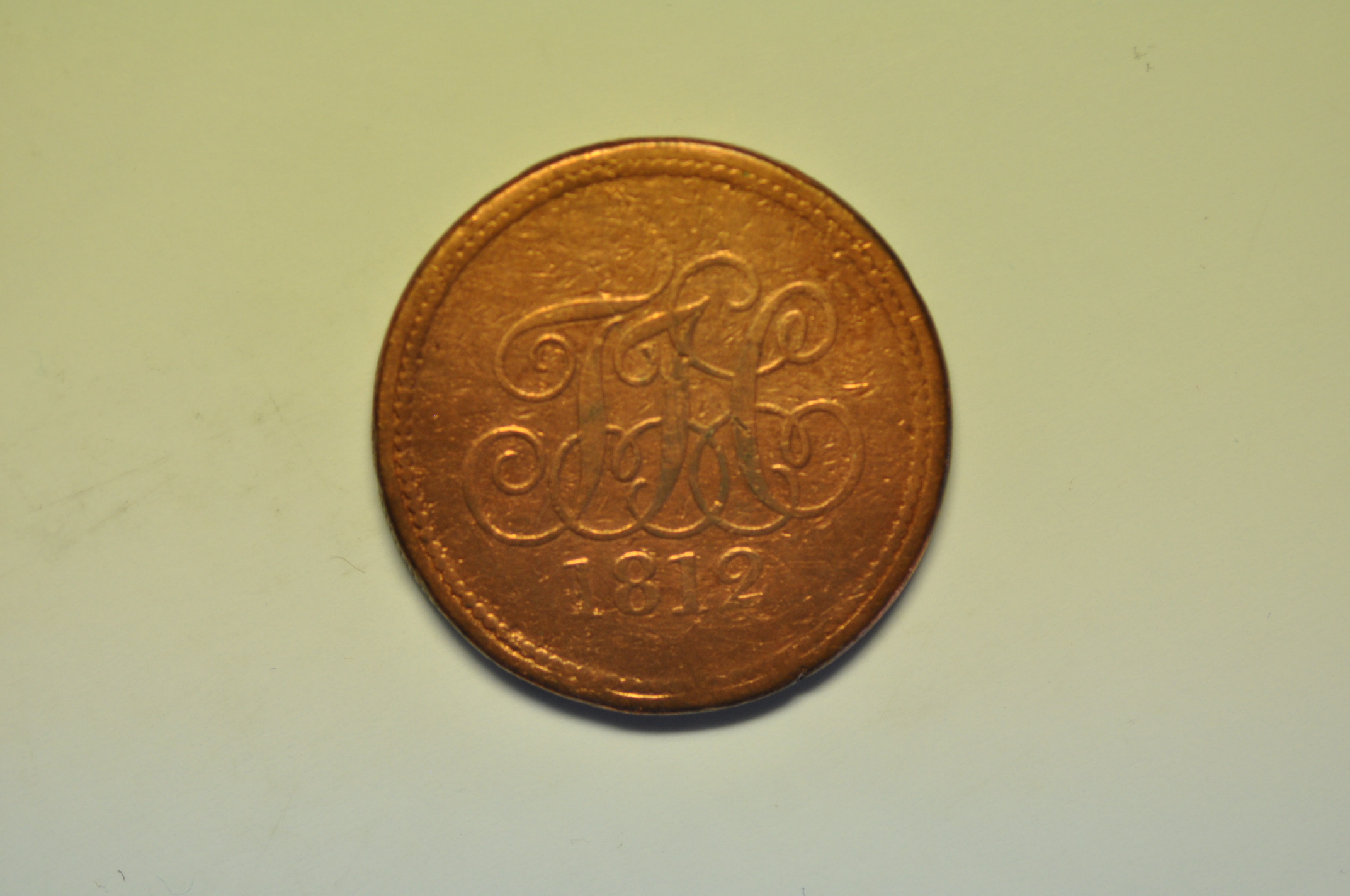 Great Britain; T.I.C. General Issue One Penny Token 1812 | European Coins