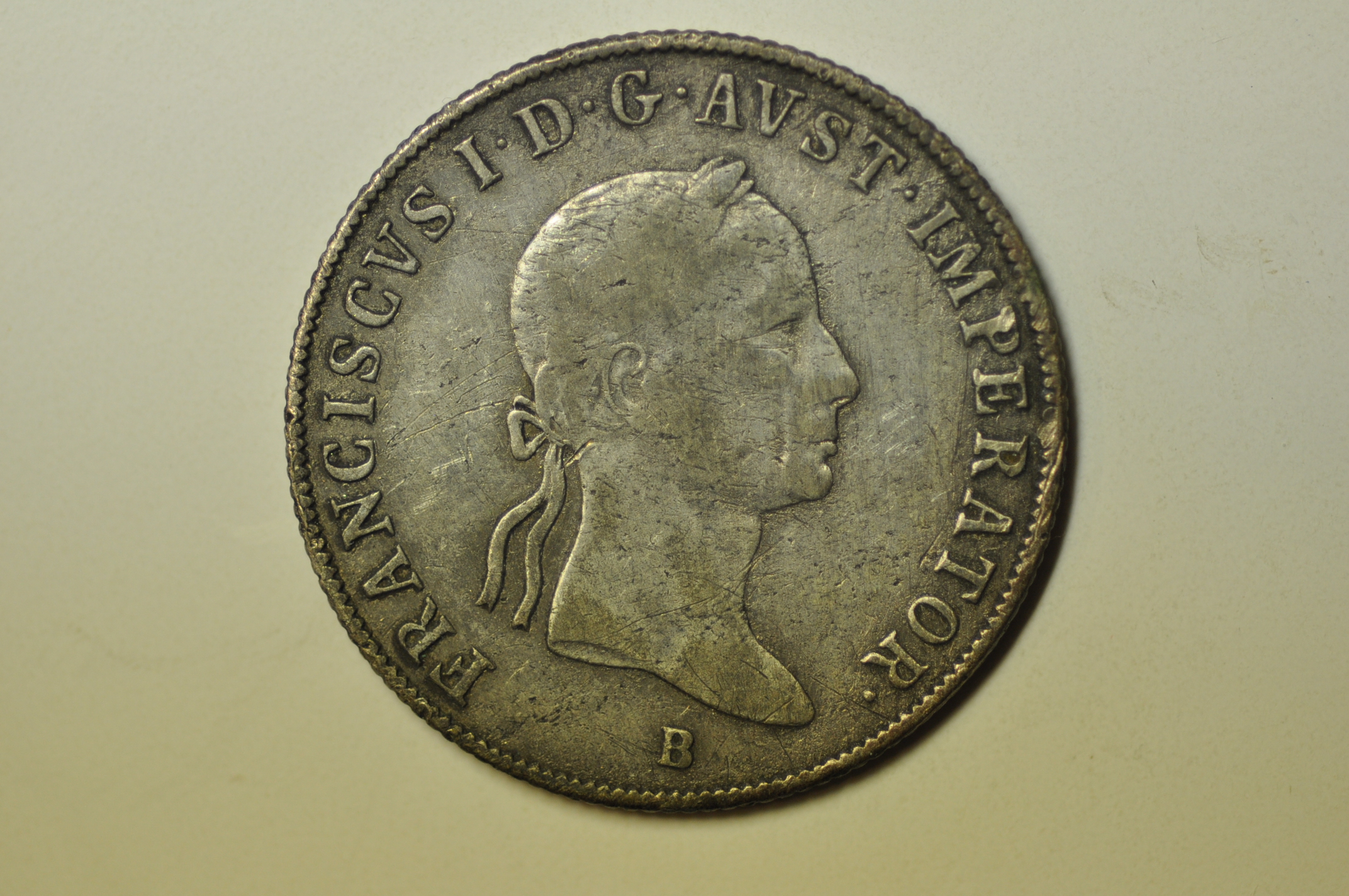 Austria; Silver 20 Kreuzer 1834-B | European Coins