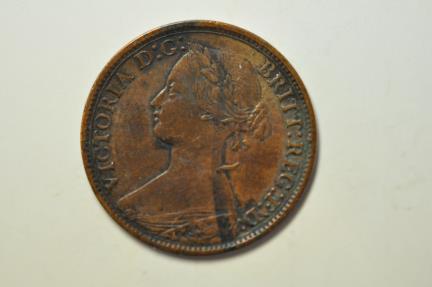Great Britain; Farthing 1865 | European Coins