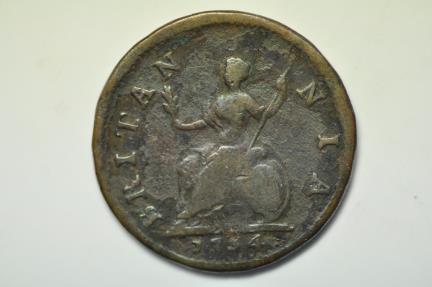 Great Britain; Farthing 1734 | European Coins