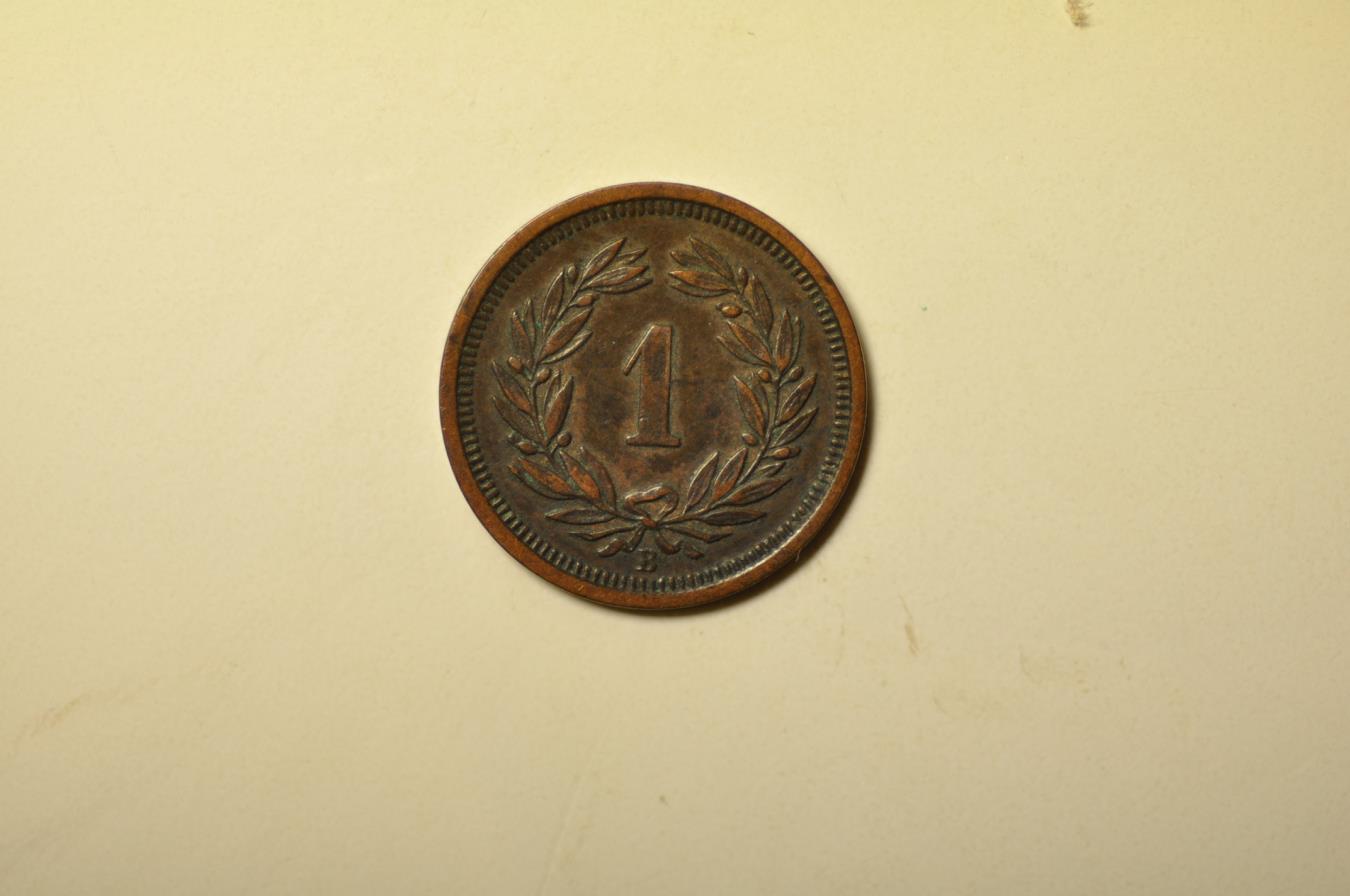 Switzerland; Rappen 1915-B | European Coins