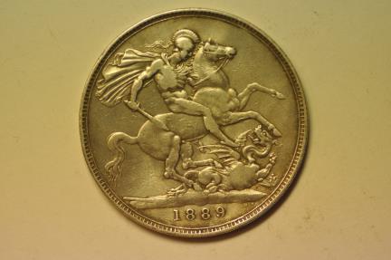 Great Britain; Silver Crown 1889 | European Coins