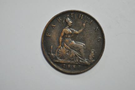 Great Britain; Farthing 1887 | European Coins