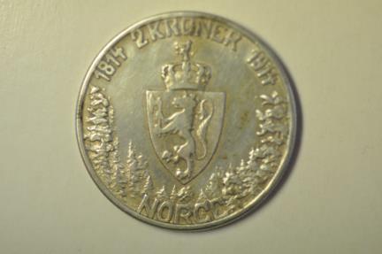 Norway; Silver 2 Kroner 1914 Constitution Centennial | European Coins