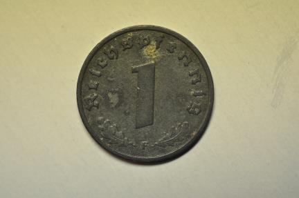 Germany Third Reich; Zinc 1 Reichspfennig 1940-F | European Coins