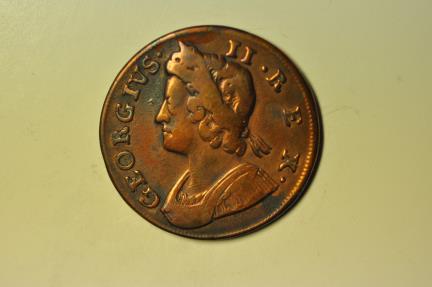 Great Britain; 1/2 Penny 1736 | European Coins