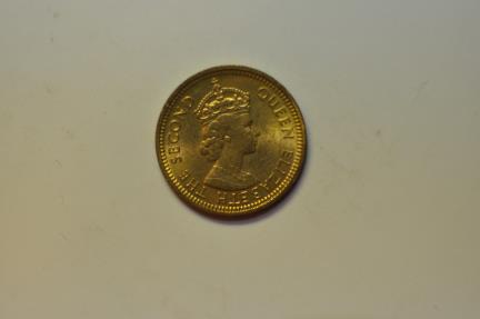 Hong Kong; 5 Cents 1958-H BU | Asian and Middle Eastern Coins